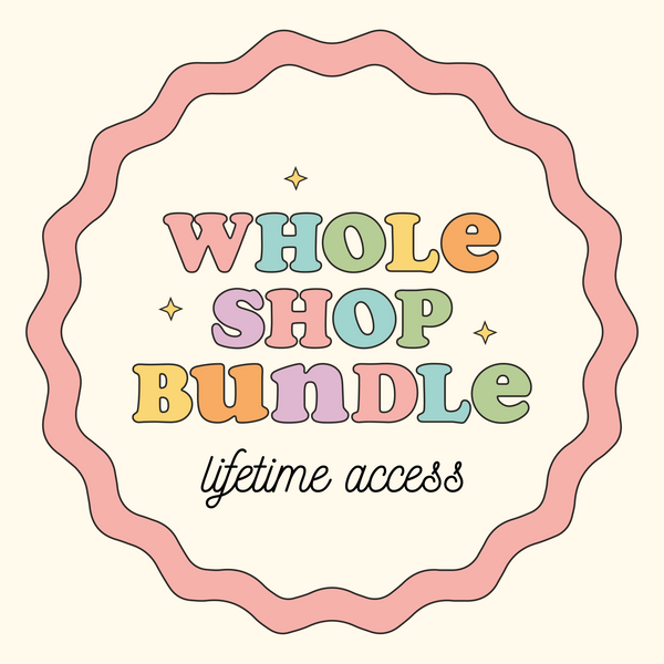 WHOLE SHOP BUNDLE | Lifetime Access – Matchi Studio